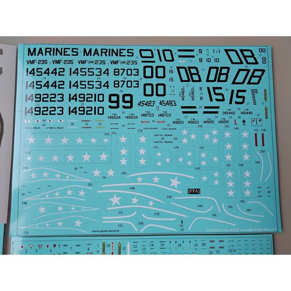 F-8A/B/D/E Crusader - VMF(AW)-235 Pt.1 with stencils