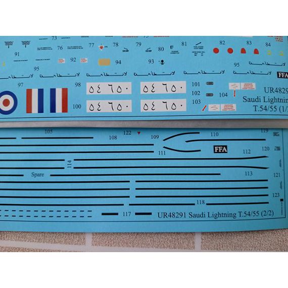 BAC Lightning T54/55 Saudi with stencils