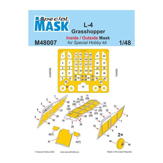 L-4 Grasshopper Inside/Outside mask set