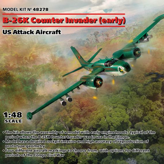 B-26K Counter Invader (early) ICM 48278 1:48