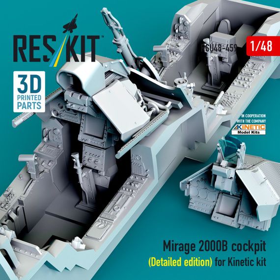 Mirage 2000B cockpit (detailed edition) ResKit RSU48-0459 1:48