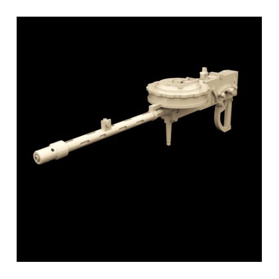 Te-1 Japanese machine gun Metallic Details MDR48285 1:48