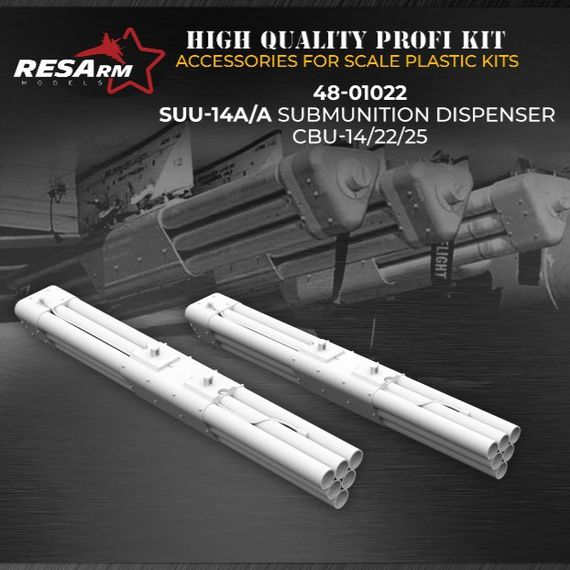 SUU-14A/A submunition dispenser RESArm 48-01022 1:48