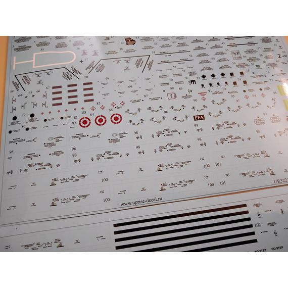 F-15E Strike Eagle stencils UpRise Decals UR32213 1:32