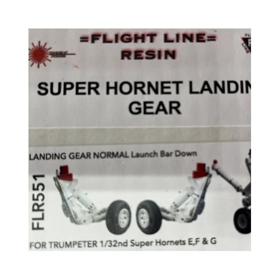 F/A-18E/F/G Landing Gear set with Launch Bar down Flight Line Resin ...