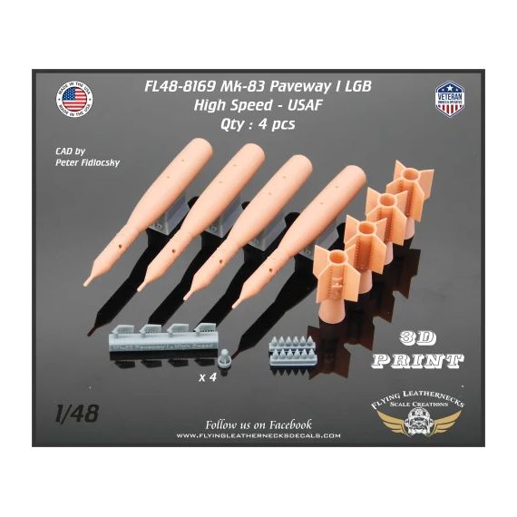 Mk-83 Paveway I LGB - High Speed - USAF Flying Leathernecks Models FL48 ...