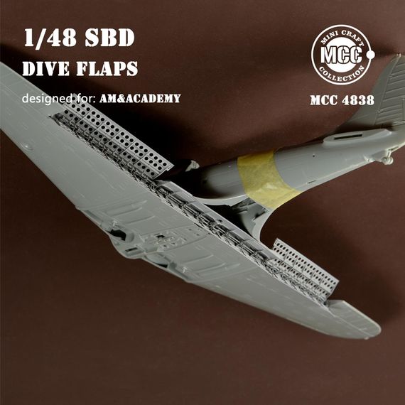 SBD Dauntless dive flaps Mini Craft Collection MCC4838 1:48