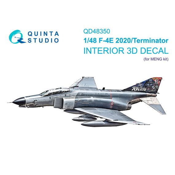 F-4E 2020 cockpit 3D decal Quinta Studio QD48350 1:48