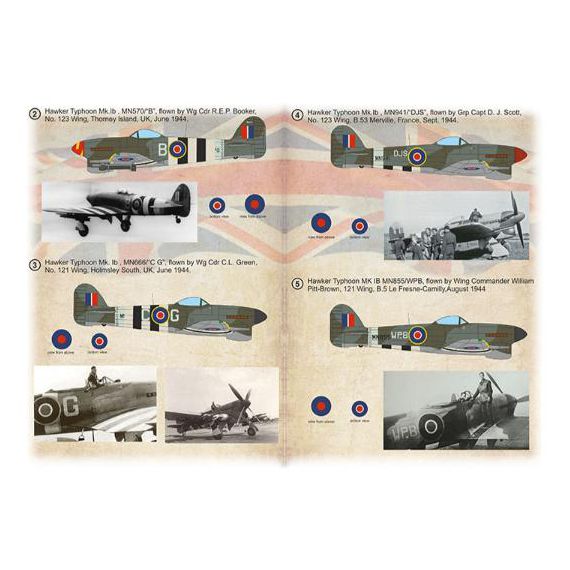 Wing Commander Typhoons and Tempests of the 2 nd TAF. Part-1 Print ...