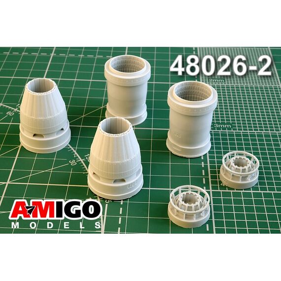 AL-41F turbojet engine exhaust nozzles closed position of the Su-57 ...