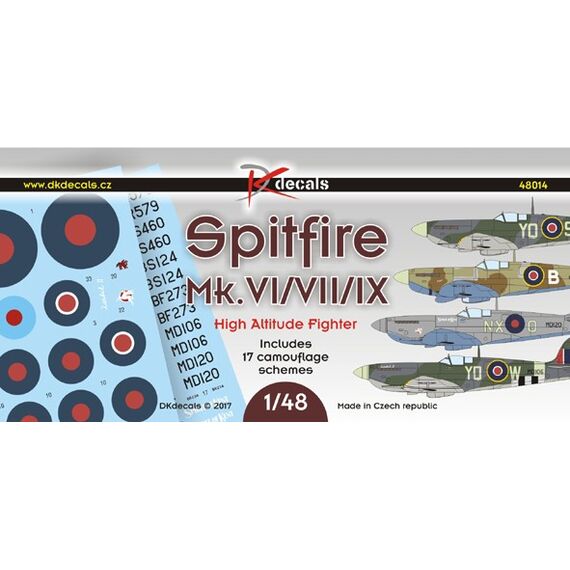 Spitfire Mk.VI/Mk.VII/Mk.IX high-altitude fighter