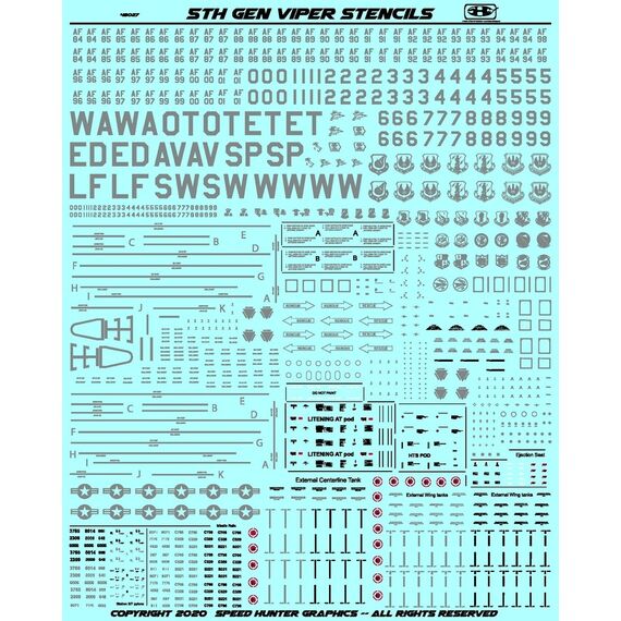 5th Gen Viper Stencils