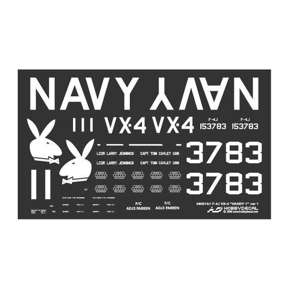 F-4J VX-4 Vandy 1 Black Bunny October 1972