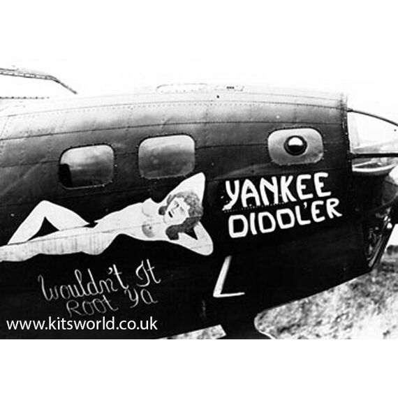 B-17E Flying Fortress Decal Sheet 'Suzy Q' & 'Yankee Diddler'