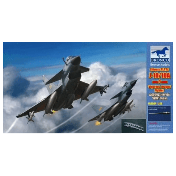 J-10A/10A 'Vigorous Dragon' Fighter Bronco FB4004 1:48