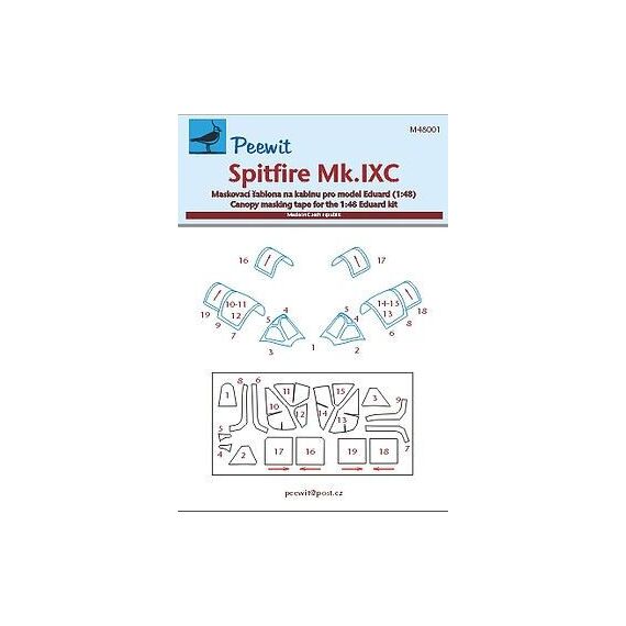 Spitfire Mk.IXC canopy mask