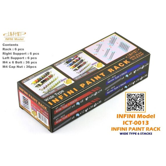 Paint rack wide (Mr. Hobby, IPP) Infini Model ICT-0013