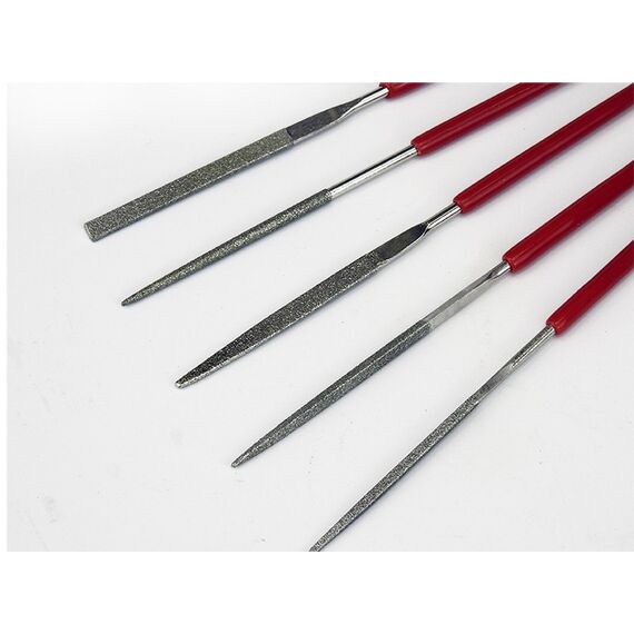 Diamond needle file set in wallet Expo Tools 72517