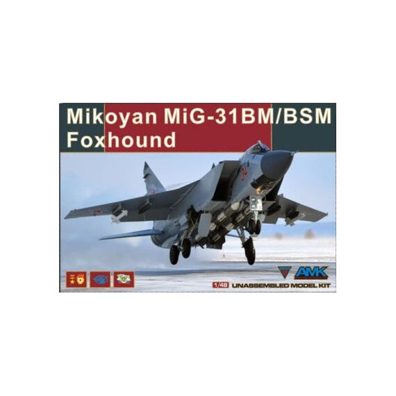 MiG-31BM/BSM Foxhound Avantgarde Model Kits (AMK) 88003 1:48