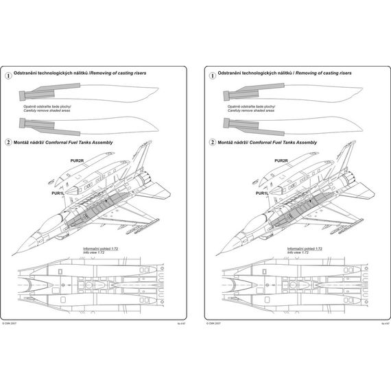 F-16C/D conformal fuel tanks