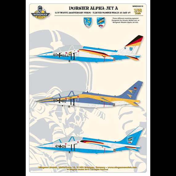 Luftwaffe Alpha Jet Anniversary Birds
