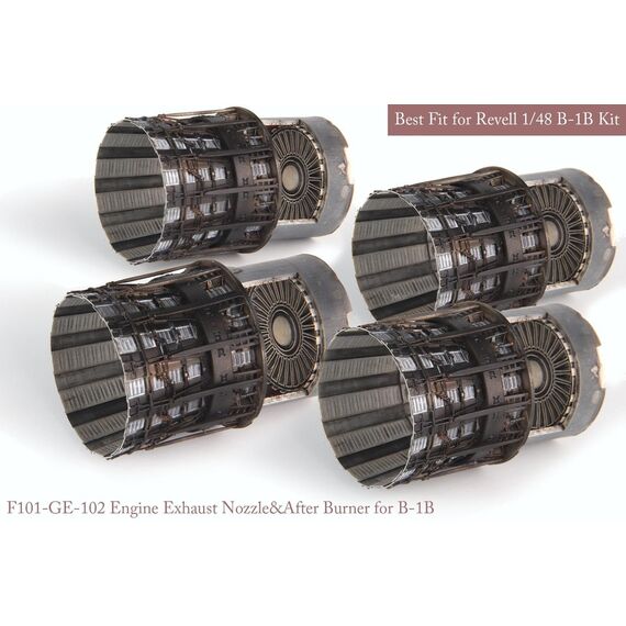 B-1B GE exhaust nozzle & afterburner set (Open)
