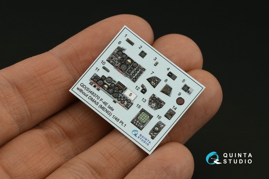 F-4E late without DMAS 3D-Printed & coloured Interior on decal paper f