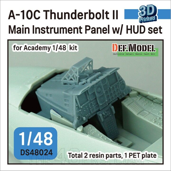 A-10 Thunderbolt Main Instrument Panel w/ HUD set