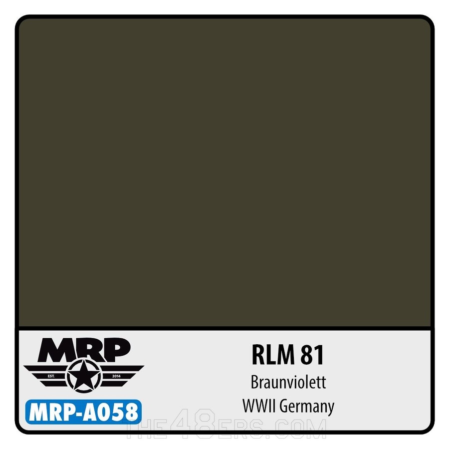 RLM 81 Braunviolet (variant 1) (Acrylic) MR. Paint MRP-A058