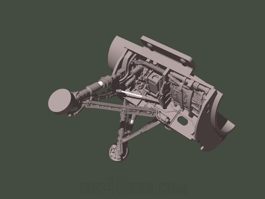 F-16 heavyweight landing gear set