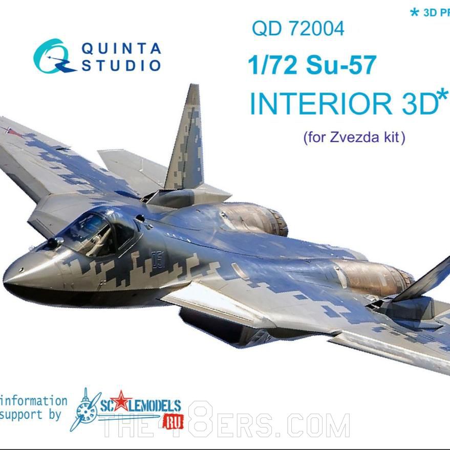 Su-57 cockpit 3D decal Quinta Studio QD72004 1:72