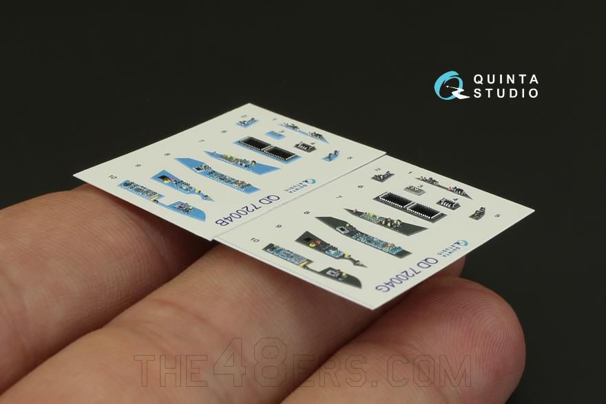 Su-57 cockpit 3D decal Quinta Studio QD72004 1:72