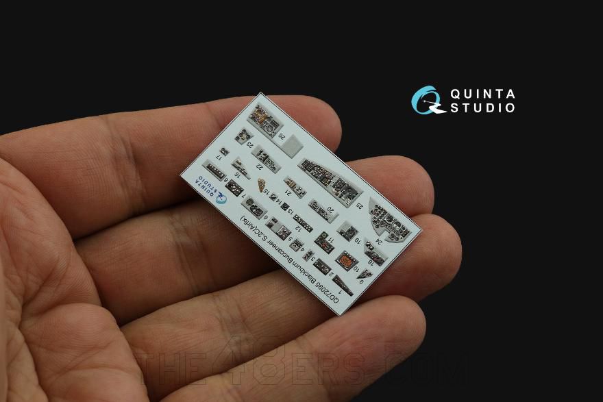 Buccaneer S.2C cockpit 3D decal Quinta Studio QD72095 1:72
