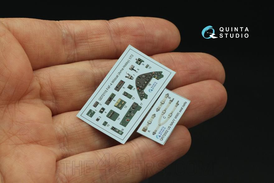 F4F-4 cockpit 3D decal Quinta Studio QD72115 1:72