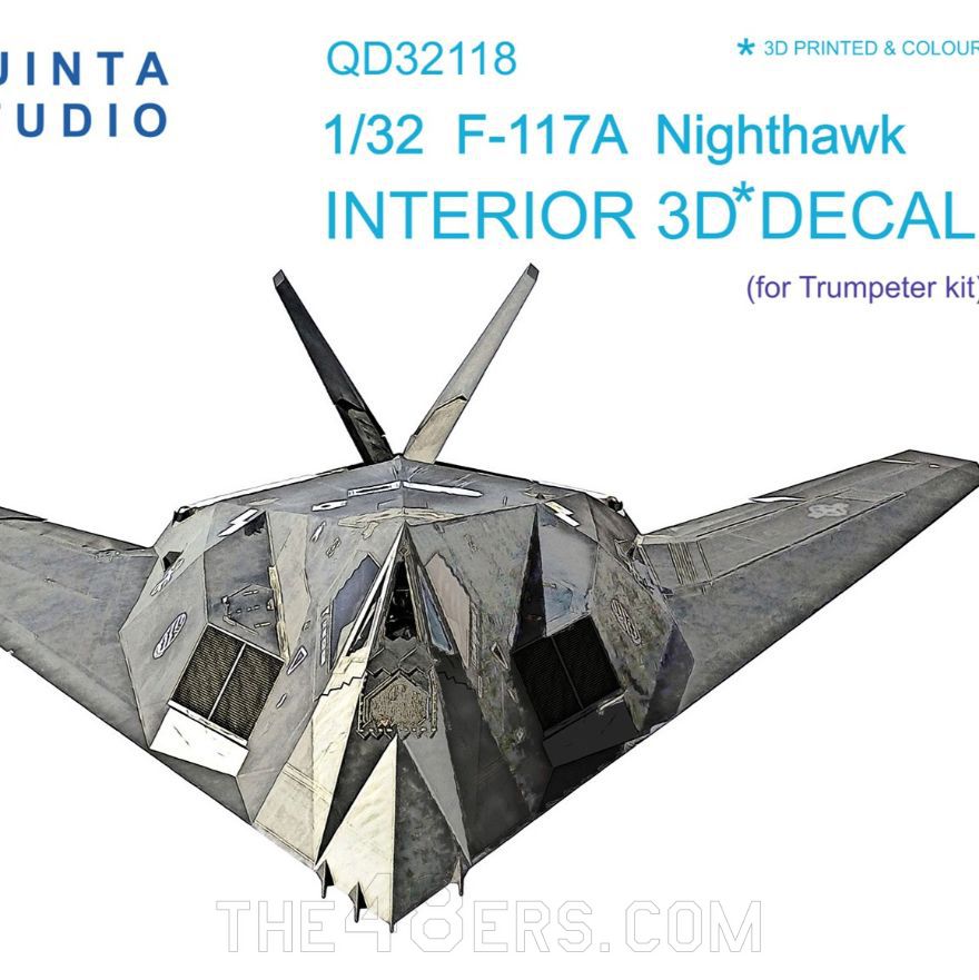 F-117A cockpit 3D decal Quinta Studio QD32118 1:32