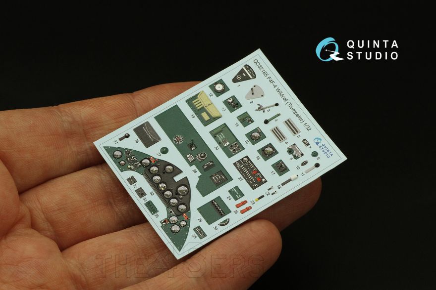 F4F-4 cockpit 3D decal Quinta Studio QD32185 1:32