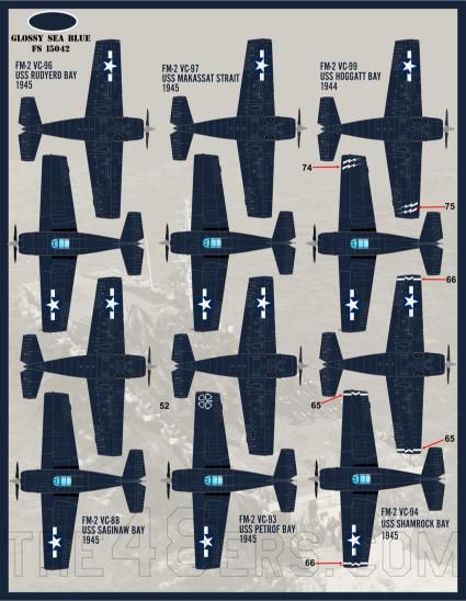 FM-2 Wildcats Colors & Markings Furball Aero-Design F/D&S-7203 1:72