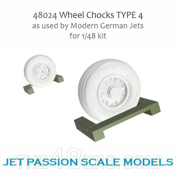 Wheel chocks type 4 Jet Passion Scale Models 48024 1:48