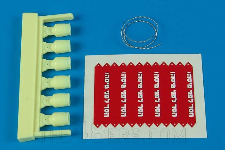 AIM 9 L/M/N head cover, RBF flags IDF Aerobonus 320006 1:32