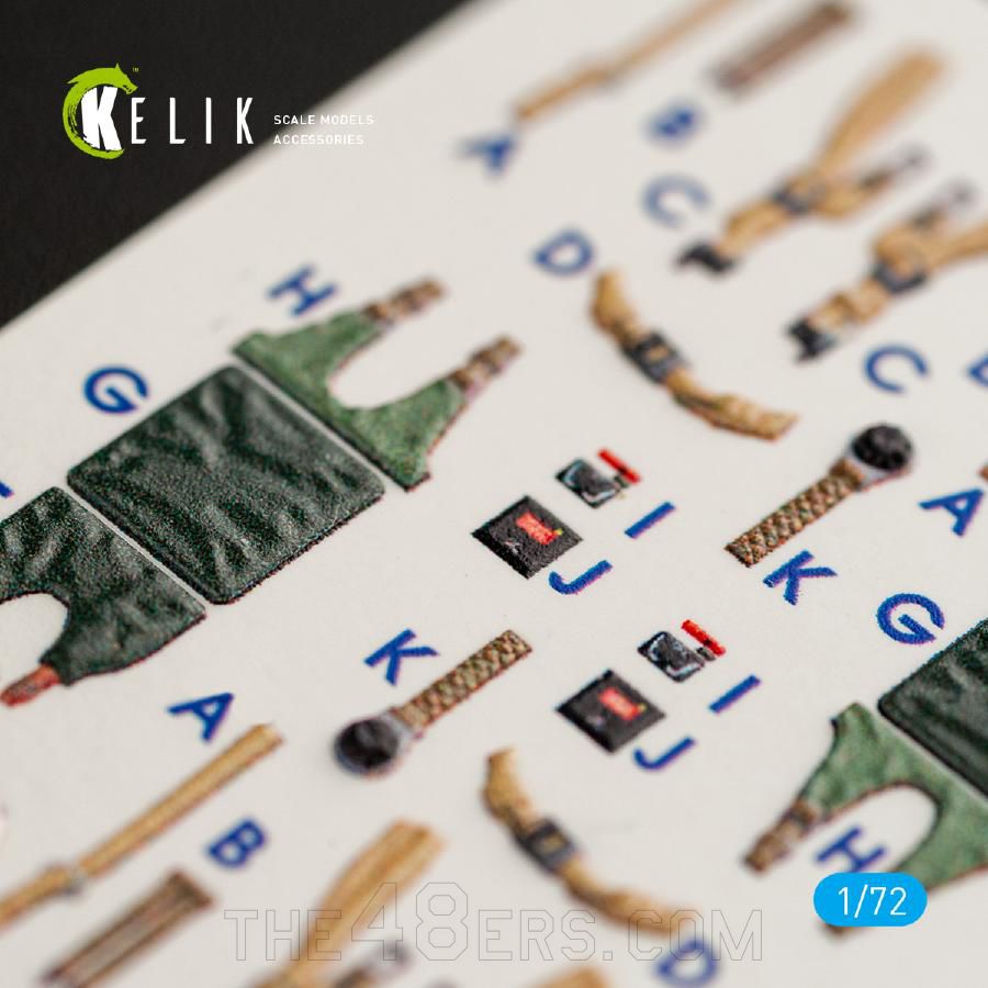 Buccaneer S.2C interior 3D decals Kelik K72044 1:72 (Airfix)