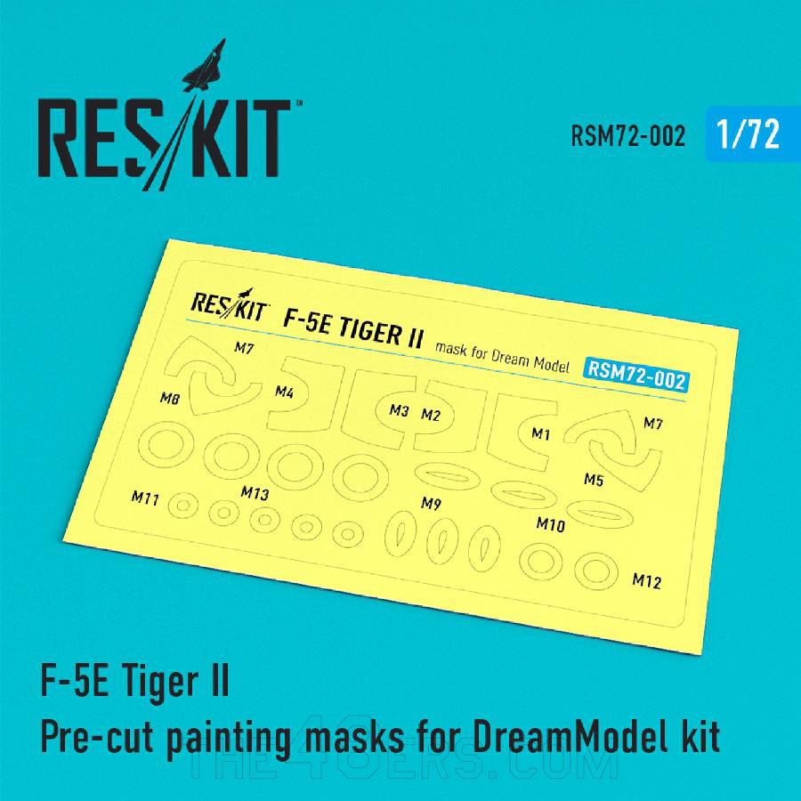 F-5E masks ResKit RSM72-0002 1:72