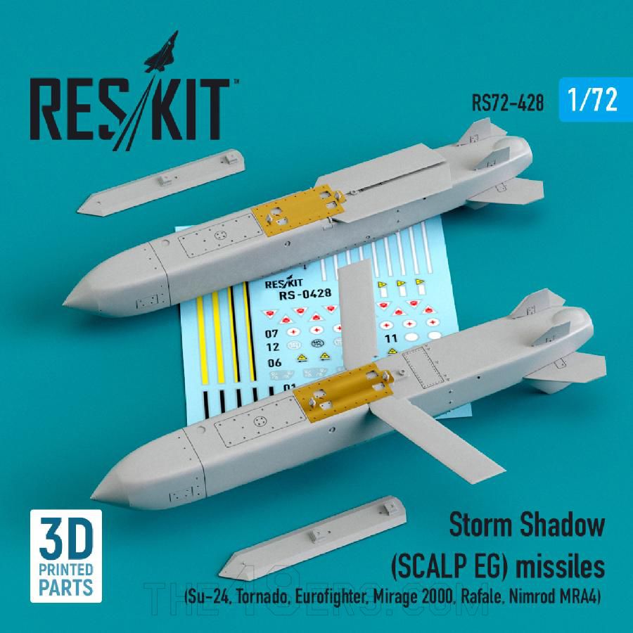 Storm Shadow (SCALP EG) missiles ResKit RS72-0428 1:72