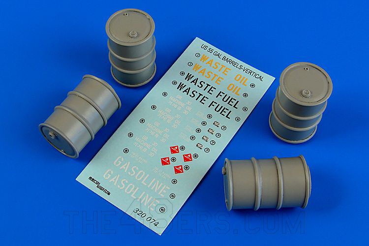 US 55 gallon barrels (vertical position) Aerobonus 320074 1:32