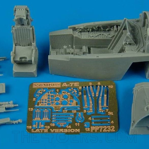 A-7E Corsair II cockpit set (late version) Aires 7232 1:72