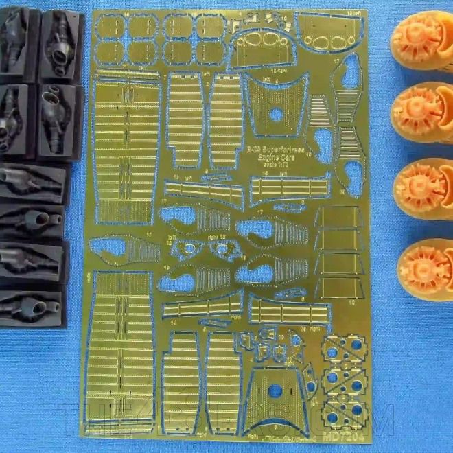 B-29 Superfortress details set Metallic Details MD7204 1:72