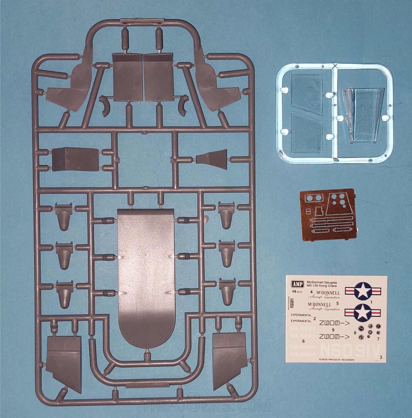 McDonnell Model 120 Flying Crane AMP Models 48015 1:48