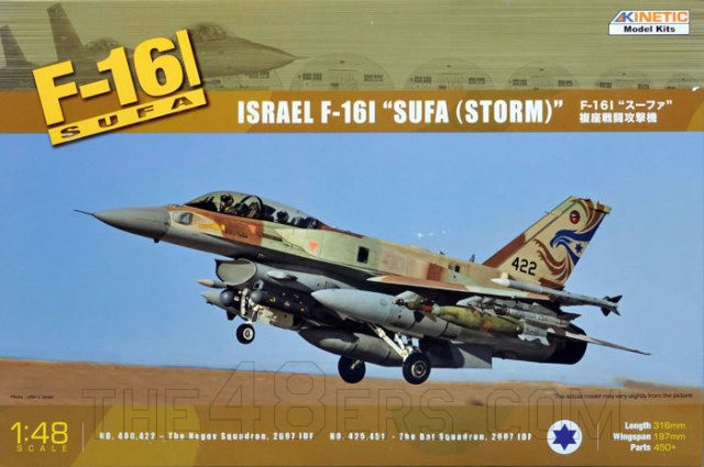 Israel F-16I SUFA (Storm) Kinetic K48006 1:48