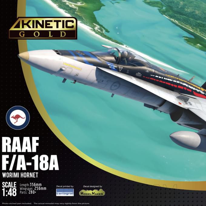 RAAF F-18A Worimi Hornet Kinetic K48131 1:48