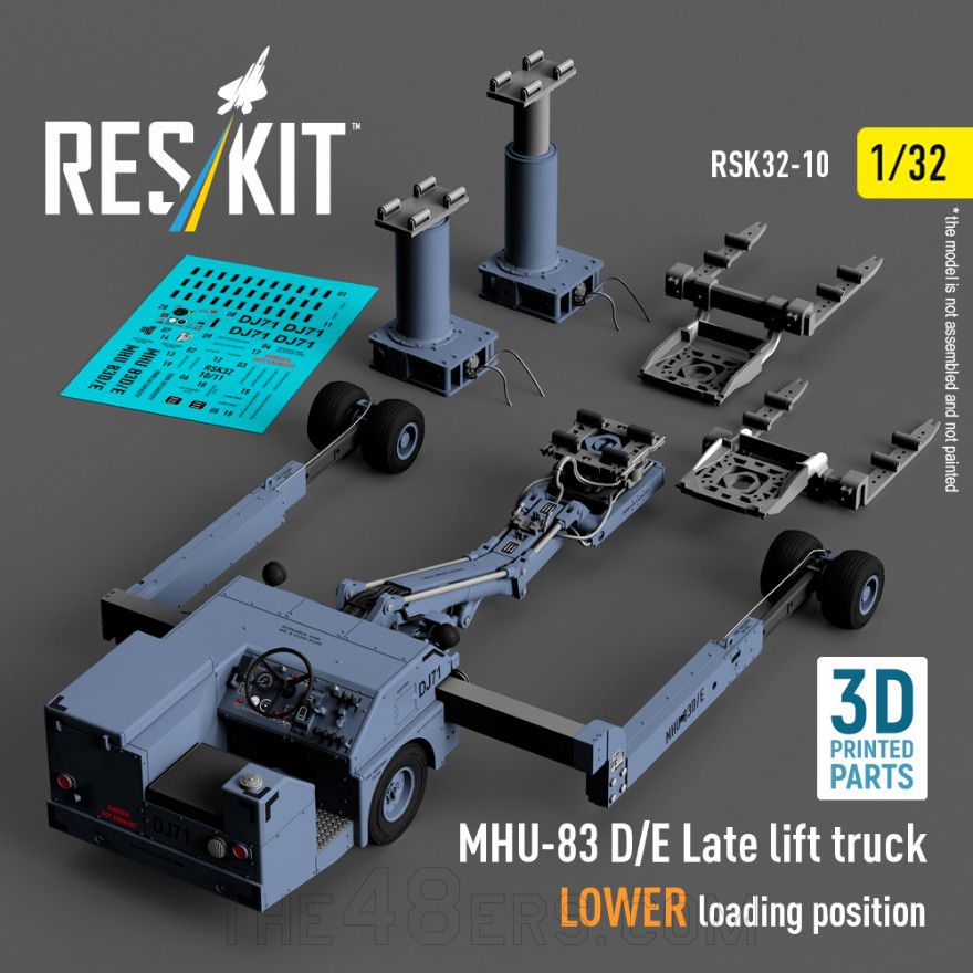 MHU-83 D/E Late lift truck (lower position) ResKit RSK32-0010 1:32