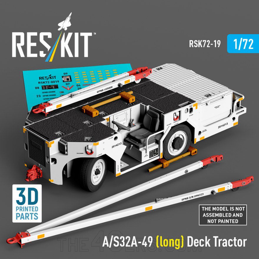 A/S32A-49 deck tractor (long) ResKit RSK72-0019 1:72